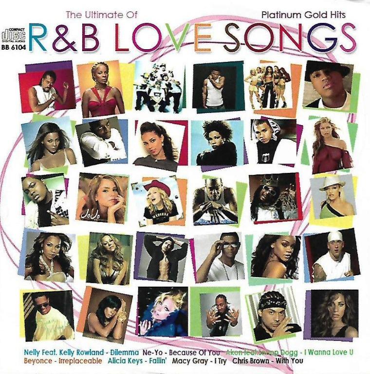 R & B Love Songs CD 20 Ultimate Rhythm and Blues Platinum Gold Hits ...