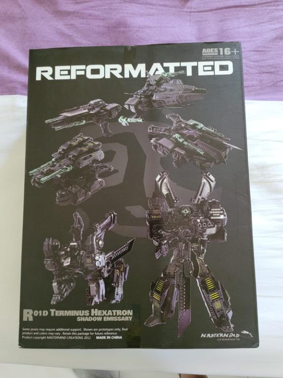 [RARE] Transformers Mastermind Creations Sixshot R01D Terminus Hexatron ...