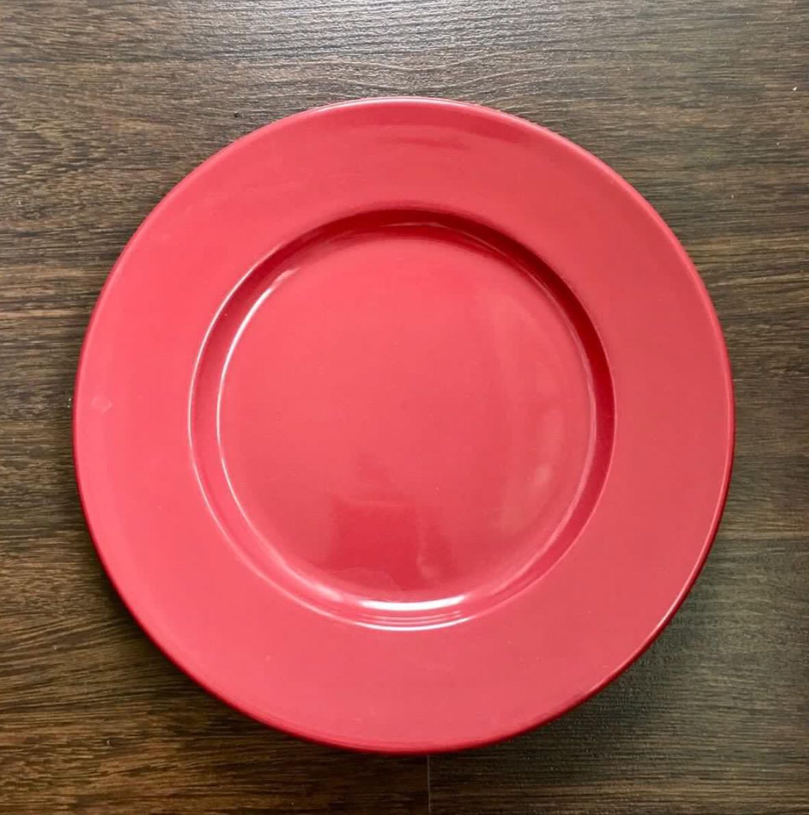 Red Ceramic Plate , Furniture & Home Living, Kitchenware & Tableware ...