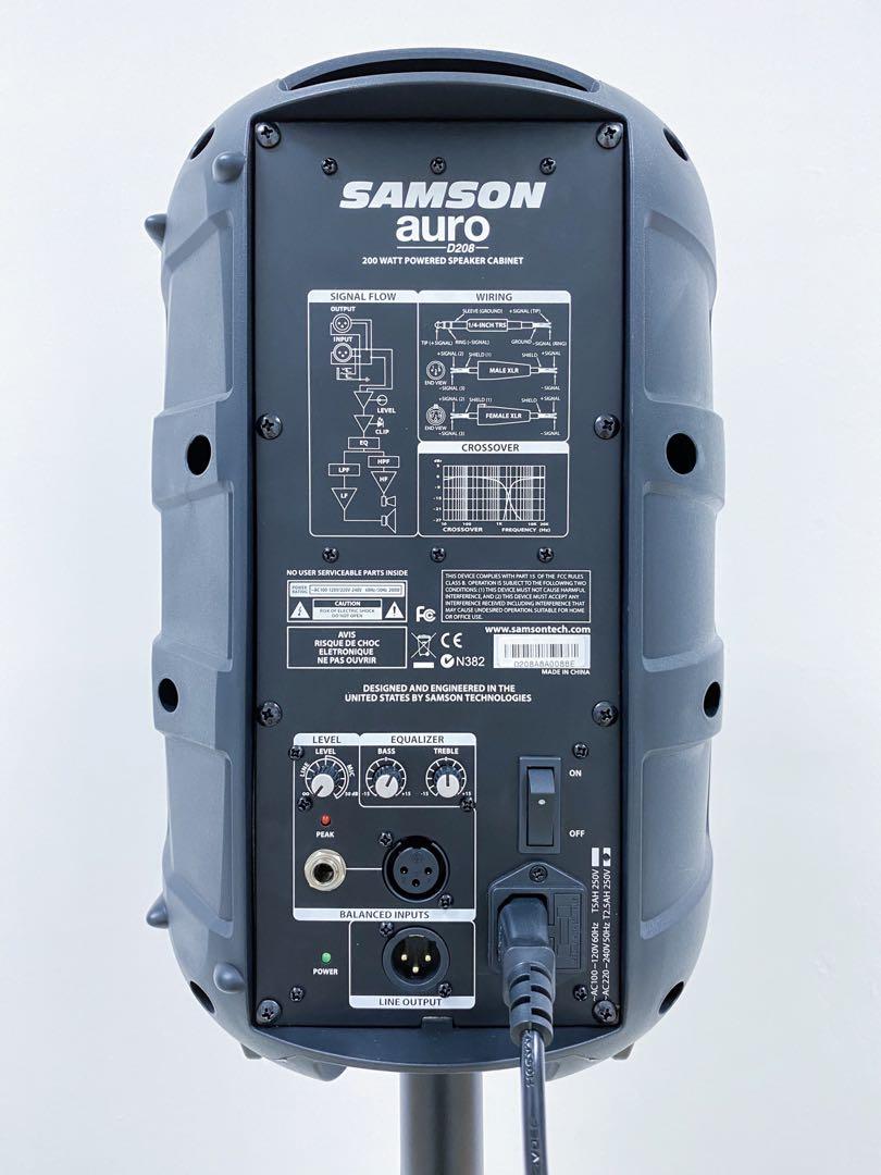 Samson Auro D208 2-way Active Loudspeaker, Audio, Soundbars, Speakers ...