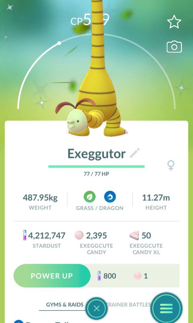 Shiny Exeggutor (Alolan): Pokemon Go, Video Gaming, Gaming Accessories ...