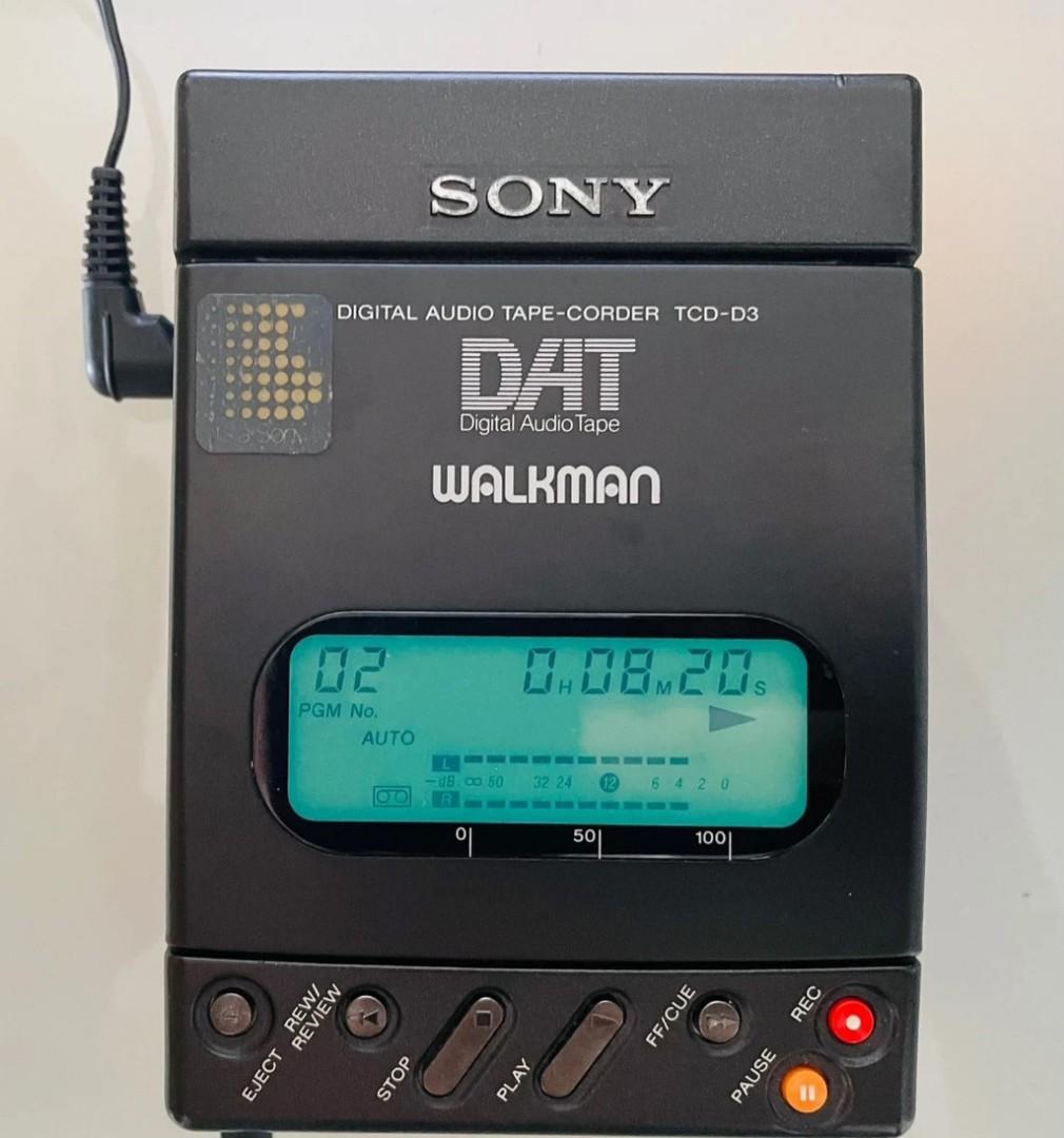 SONY TCD-D3 DAT 錄放隨身聽, 音響器材, 音樂播放裝置 MP3及CD Player - Carousell