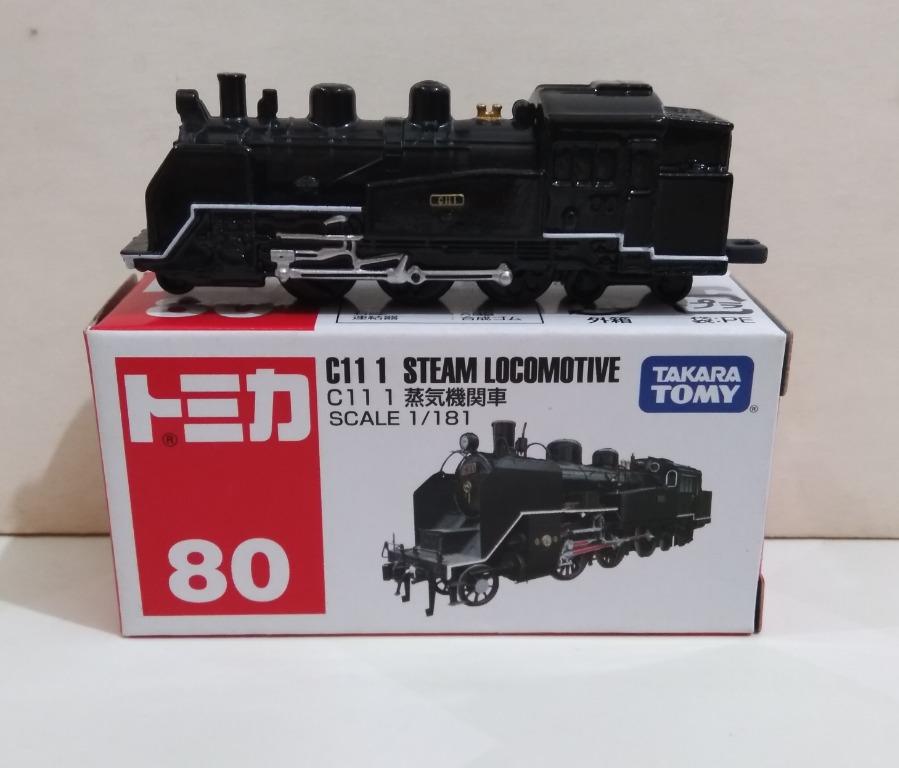 Takara Tomy Tomica No.80 C11 1 Steam Locomotive 蒸氣機關車 火車 2012年舊版盒 (日版), 興趣及遊戲, 玩具 & 遊戲類 - Carousell