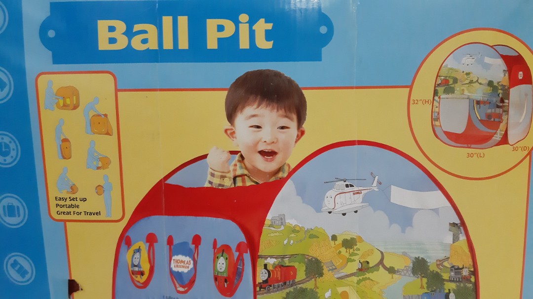 Thomas the Train Ball Pit, Infant Toy, Babies & Kids, Infant Playtime ...