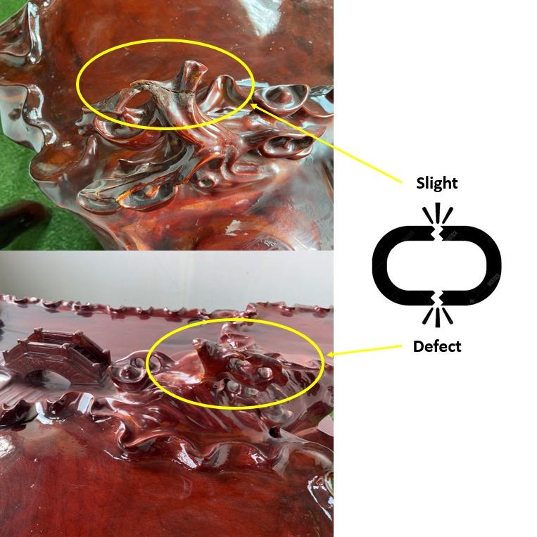 Title Chinese Root Carved Gongfu (kung Fu) Ceremonial Tea Table with 4 ...