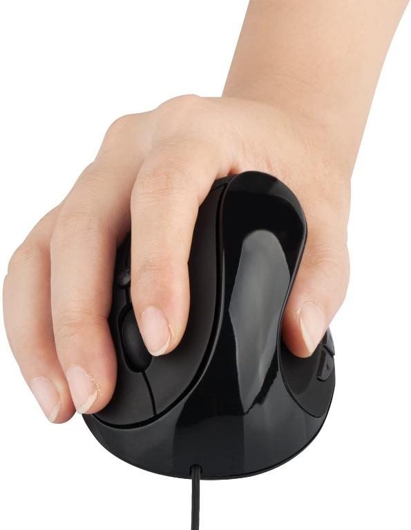 TRIXES Wired Ergonomic Optical Mouse Vertical Design 5 Button Helps ...