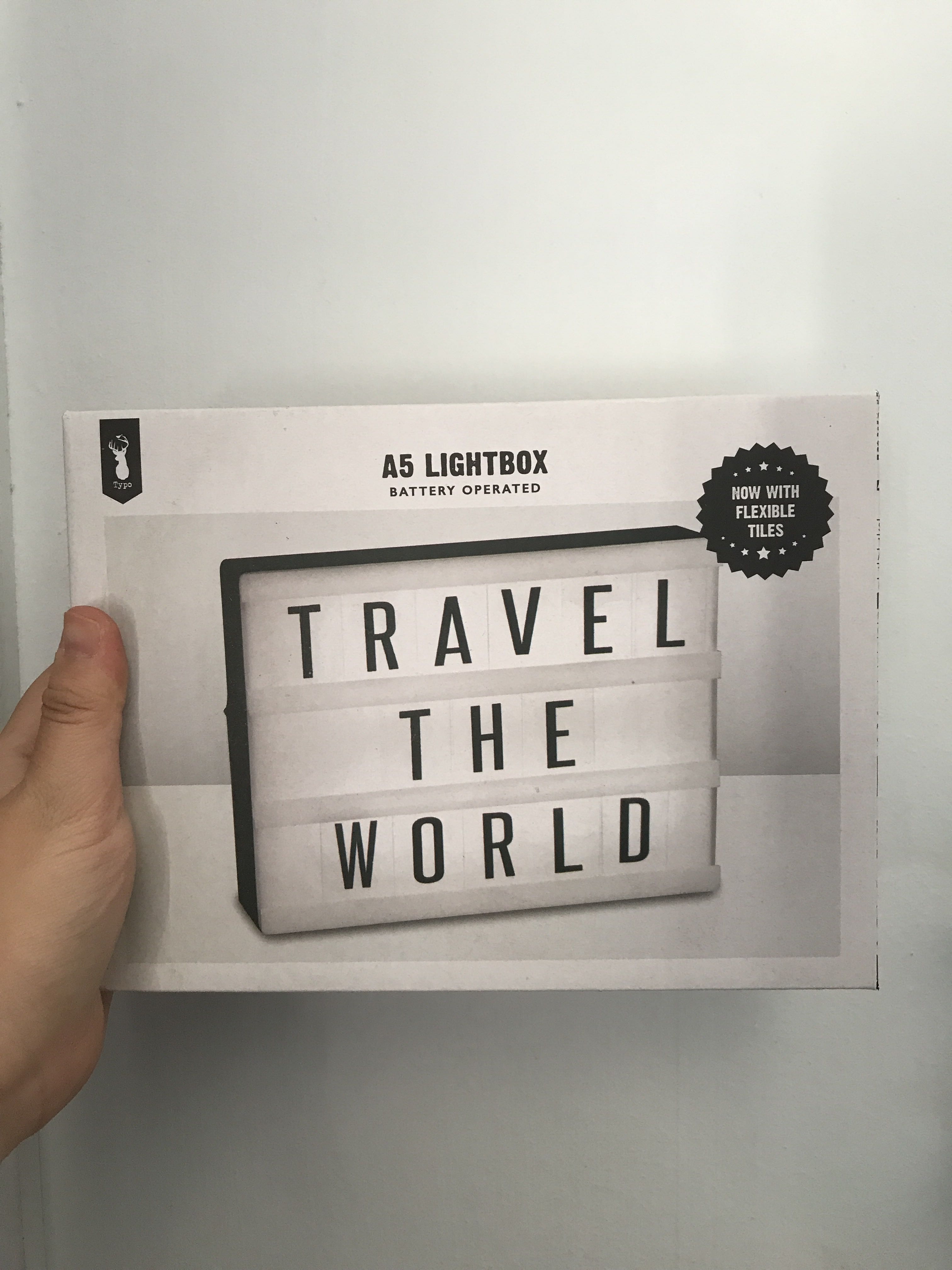 Typo A5 Mini Light Box Black , Furniture & Home Living, Lighting & Fans ...
