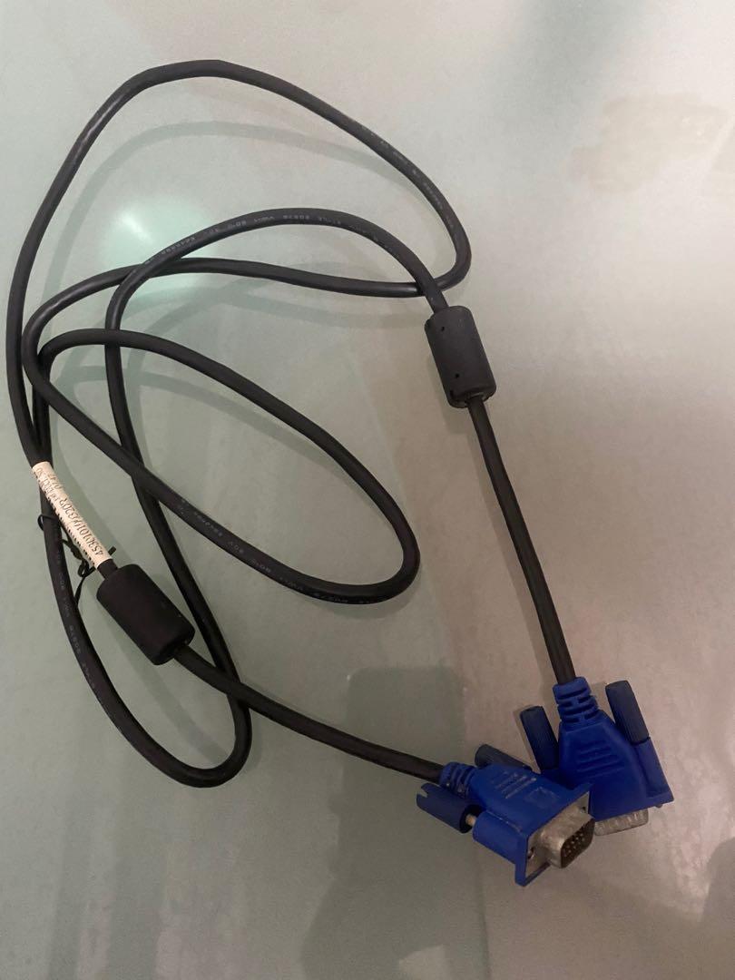 VGA Cable , Power plug, Computers & Tech, Parts & Accessories, Cables ...