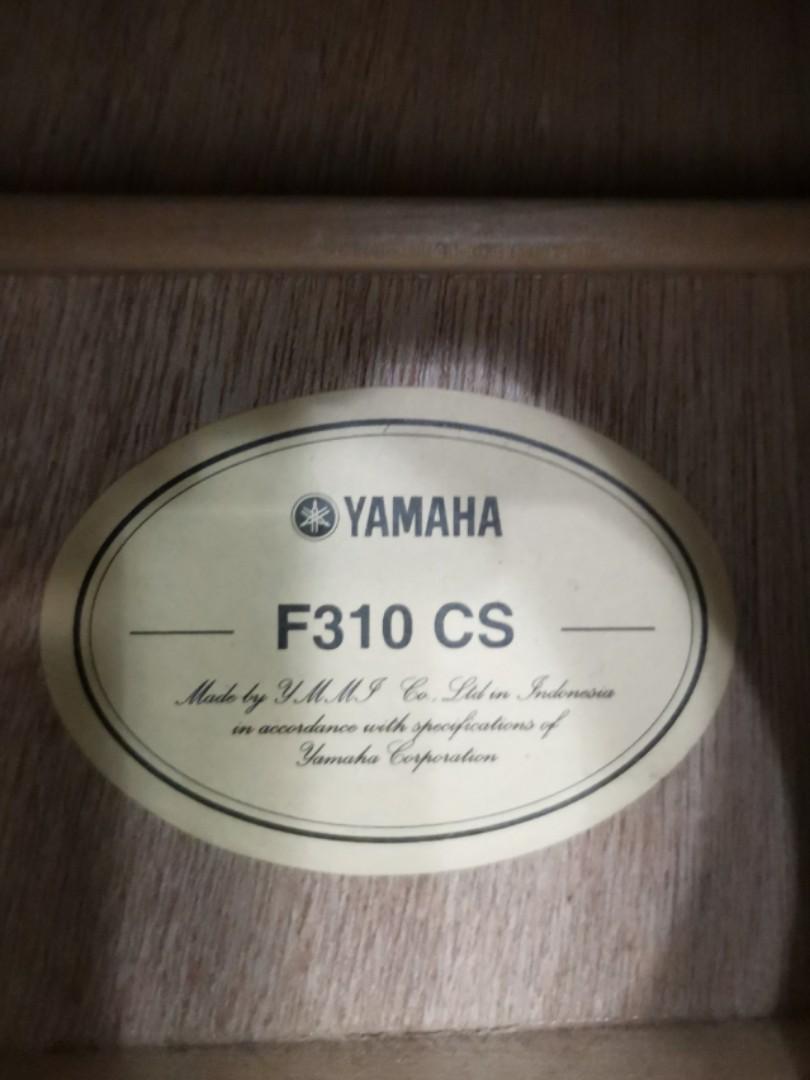 Yamaha F310 CS Acoustic Guitar, Hobbies & Toys, Music & Media, Musical ...