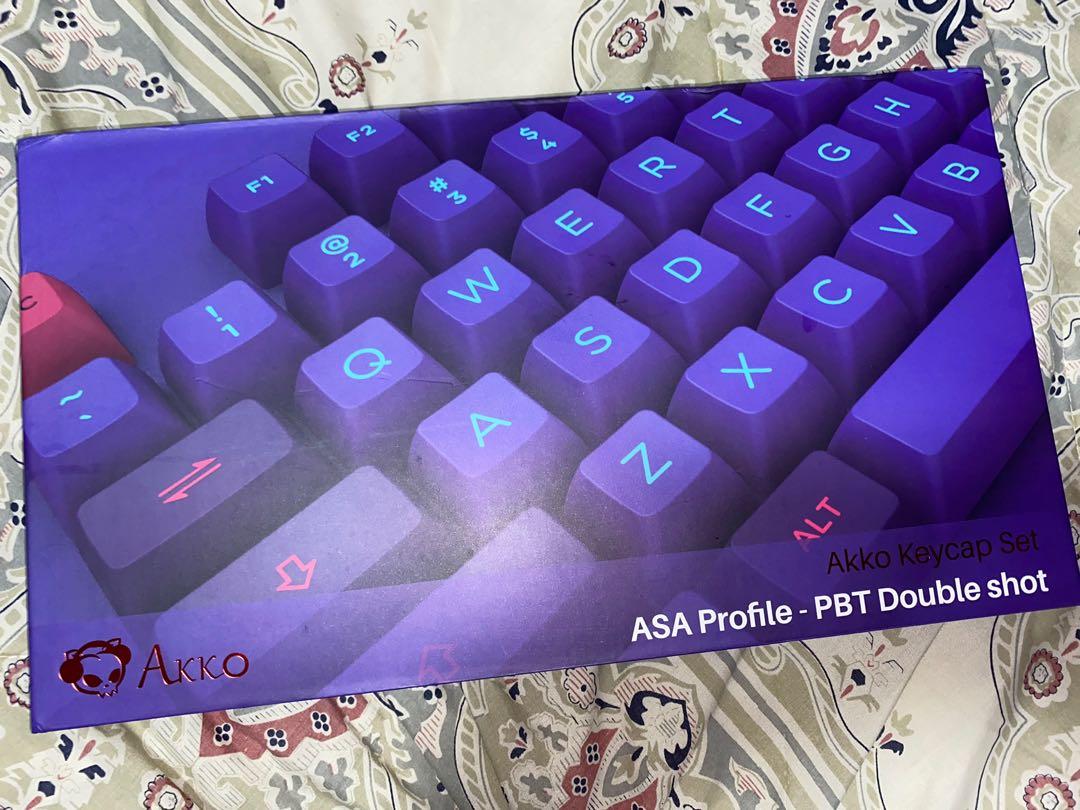 Akko Neon ASA Profile Keycaps (PBT), Computers & Tech, Parts ...