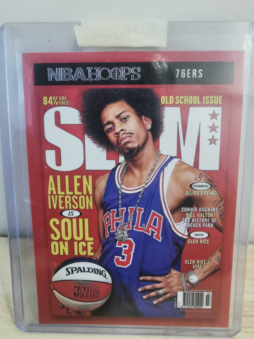 Allen Iverson Slam NBA card, Hobbies & Toys, Toys & Games on Carousell