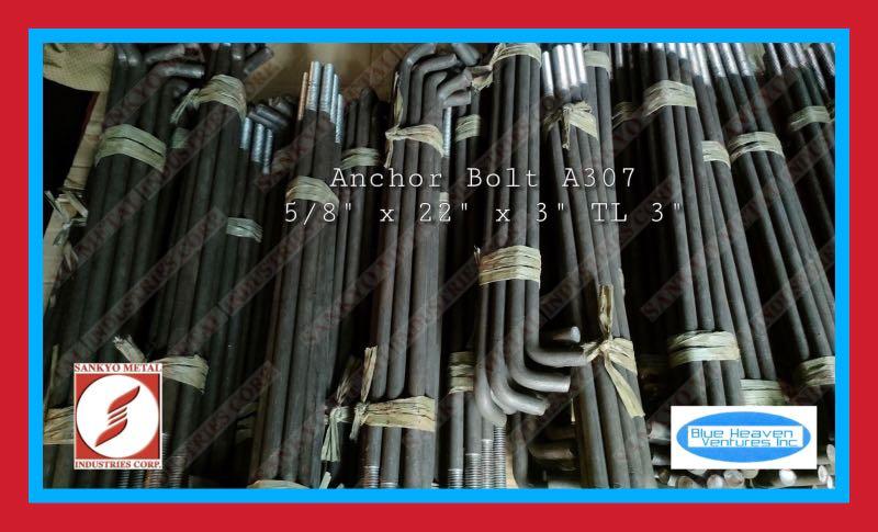 Anchor Bolt ASTM A307 - ordinary, Commercial & Industrial, Construction ...