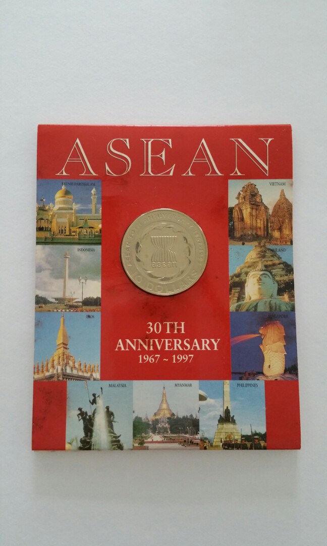 ASEAN 30th Anniversary Commemorative Coin, Hobbies & Toys, Memorabilia ...