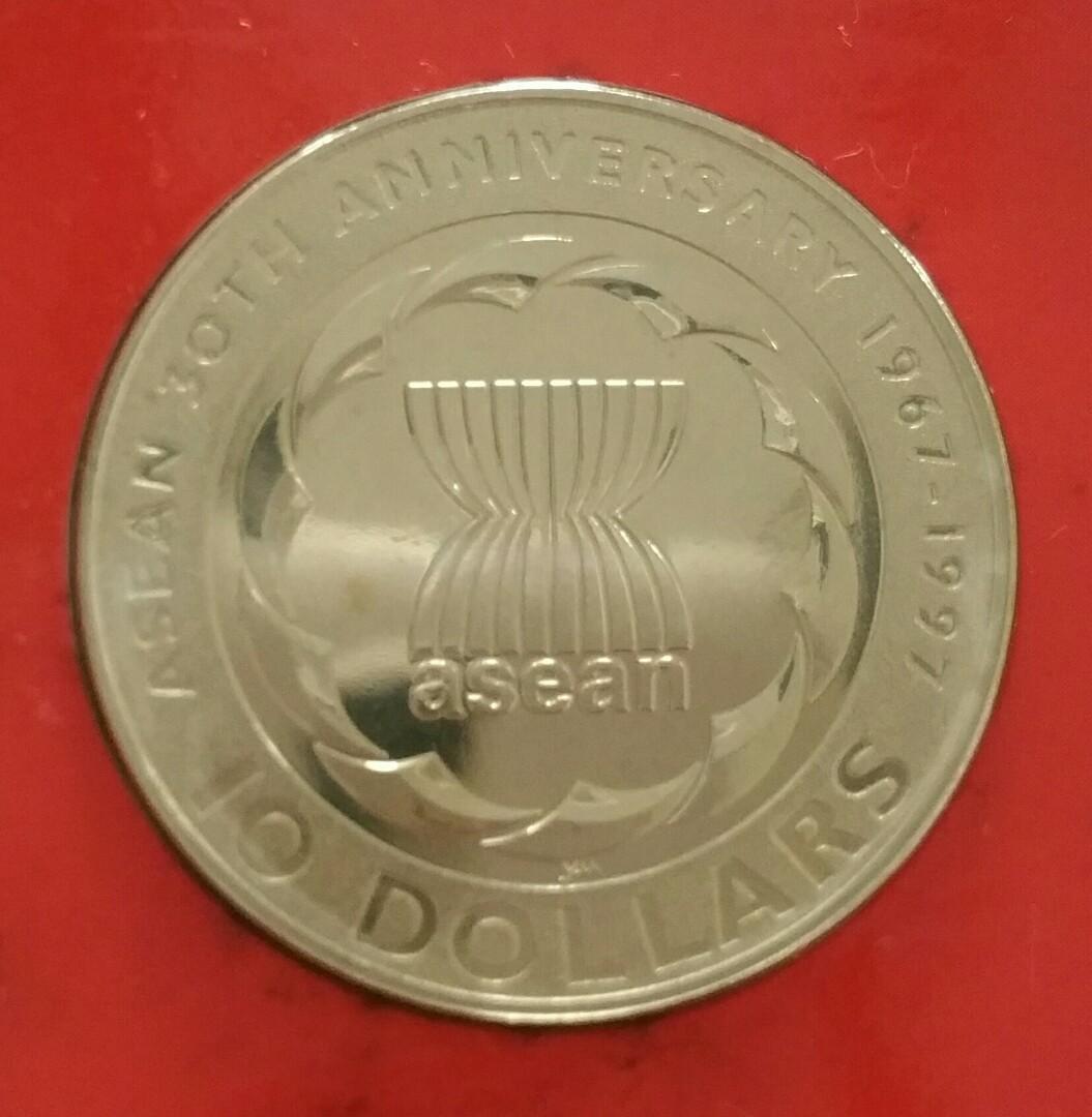 ASEAN 30th Anniversary Commemorative Coin, Hobbies & Toys, Memorabilia ...