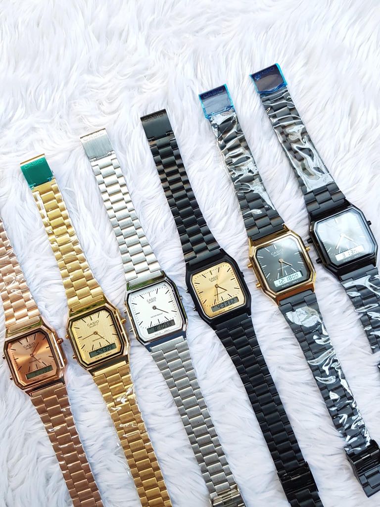 Casio Vintage Watch with Box and Paperbag, Women's Fashion, Watches ...