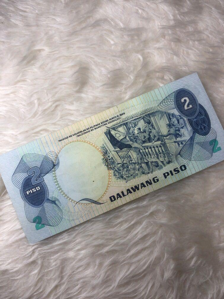 Dalawang Piso Paper Bill, Hobbies & Toys, Memorabilia & Collectibles ...
