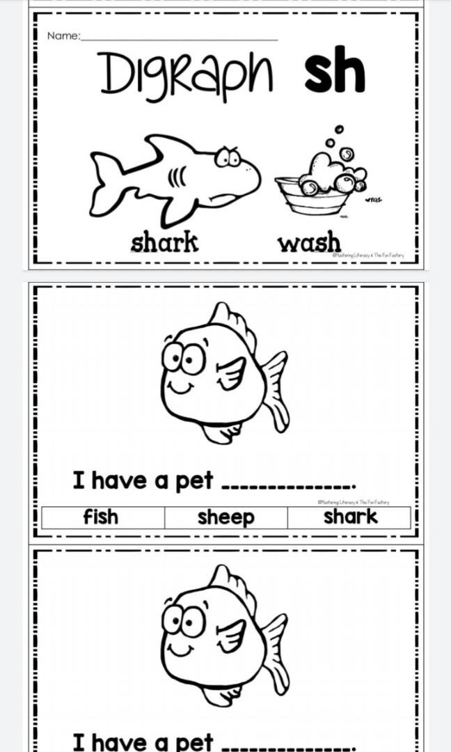 Digraph and blends mini books, Hobbies & Toys, Books & Magazines ...