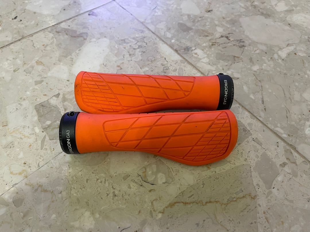 Ergon Ge3 orange color, Sports Equipment, Bicycles & Parts, Parts ...
