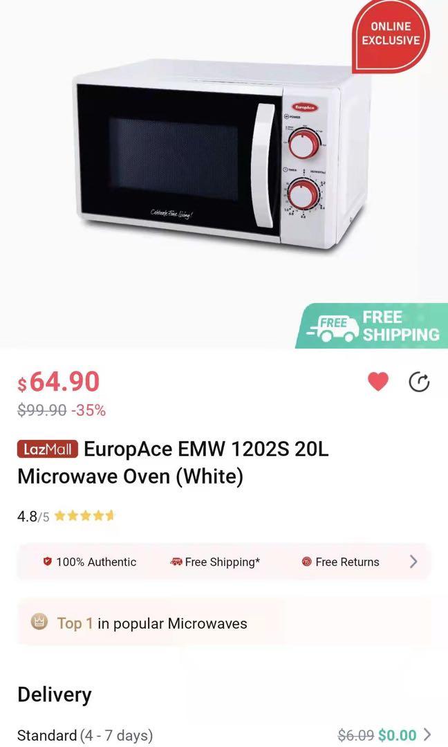 EuropAce Microwave Oven EME 20L, TV & Home Appliances, Kitchen ...
