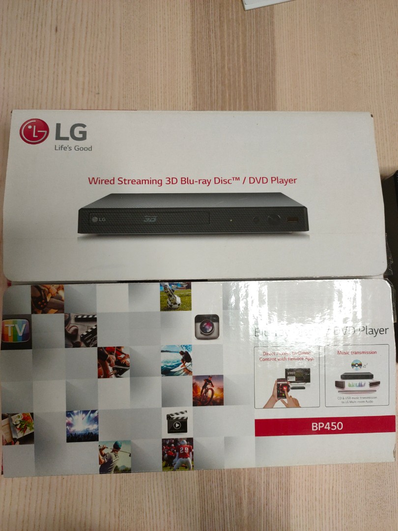 Faulty LG Blu-ray DVD player BP450, TV & Home Appliances, TV ...