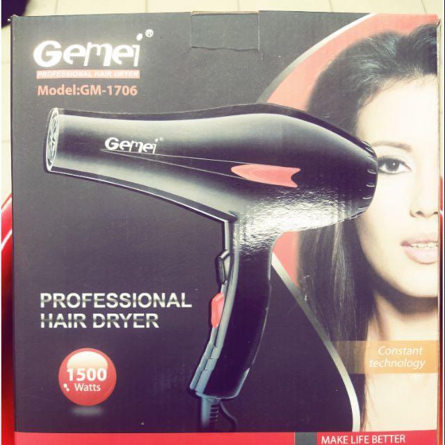 Gemei Hair Dryer GM 1706, Beauty & Personal Care, Hair on Carousell