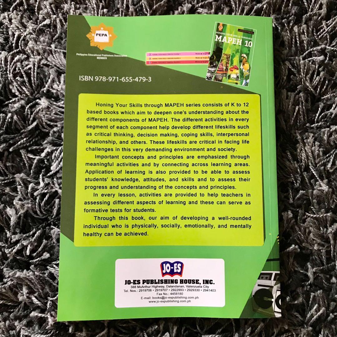 Honing Your Skills Through MAPEH 10 - JO-ES K-12 Series, Hobbies & Toys, Books & Magazines ...