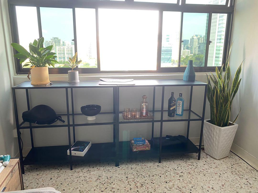 Ikea display cases / cabinets (2 pieces), Furniture & Home Living ...