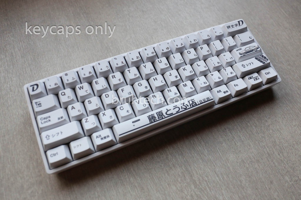 Initial D AE86 Theme PBT anime keycaps for mechanical keyboards ...