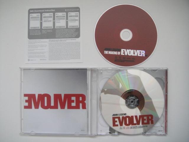 John Legend - Evolver CD + DVD (附紙外盒) (港版) (附歌詞畫冊本) (Feat. Andre 3000, Kanye West, Brandy ...