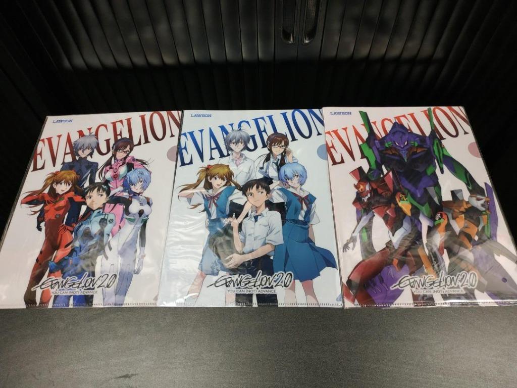 Lawson Eva A4 File 一番 新世紀福音戰士 零 明日香, 興趣及遊戲, 手作＆自家設計, 文具 - Carousell