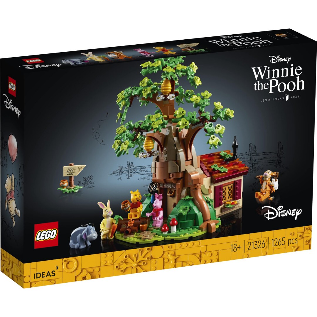 Lego 21326 Winnie The Pooh Disney Treehouse With 5 Minifigures ...