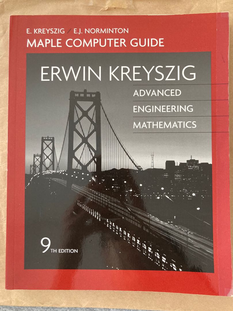 MAPLE Computer Guide - Advanced Engineering Mathematics, 教科書 - Carousell