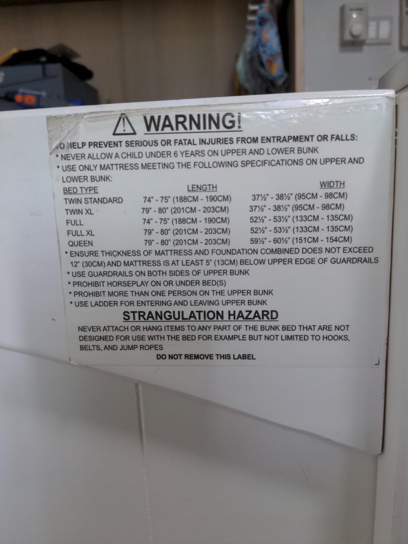 Matrix kids modular bed single frame, Furniture & Home Living ...