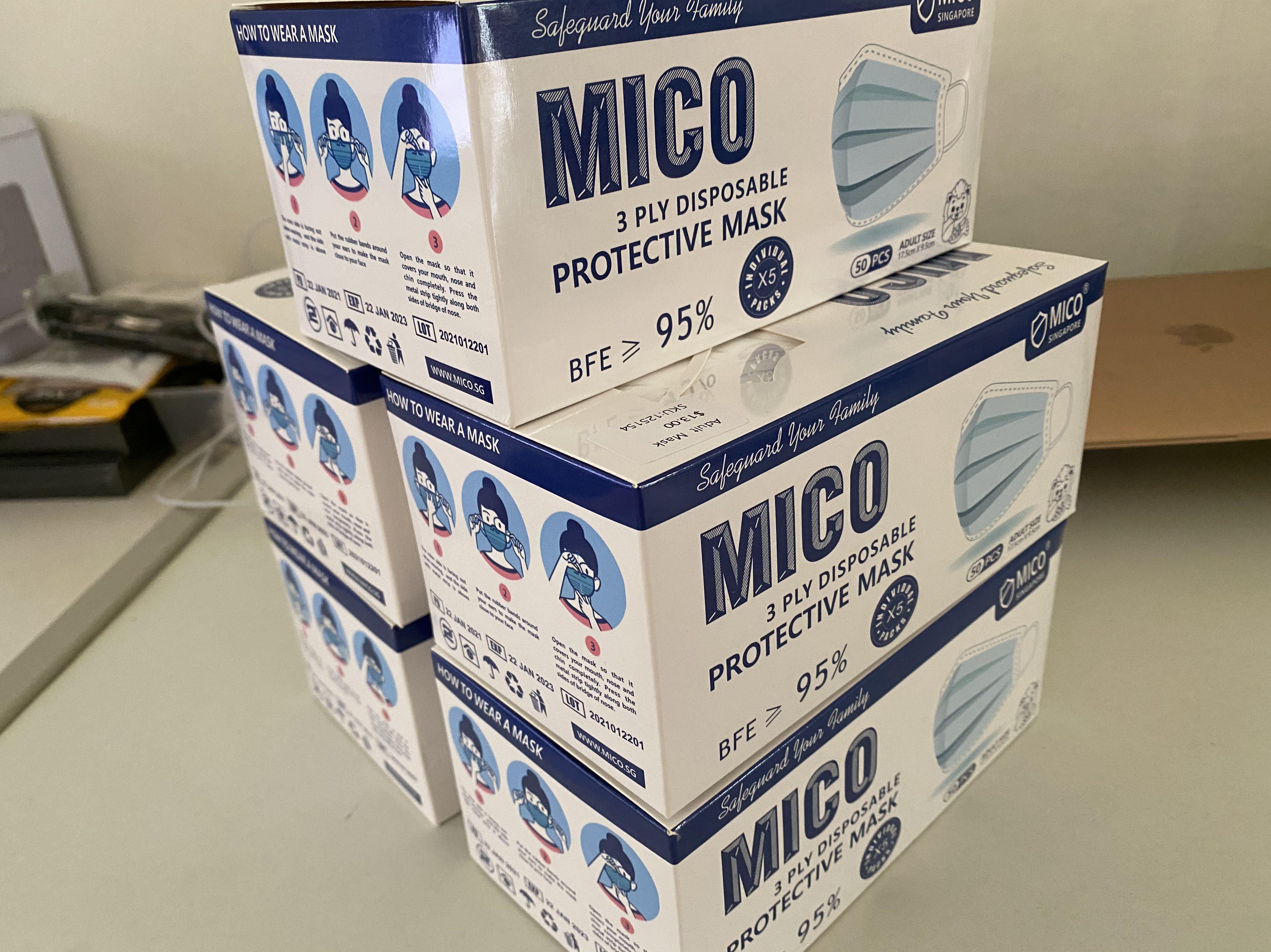 mico mask 95, Health & Nutrition, Face Masks & Face Shields on Carousell