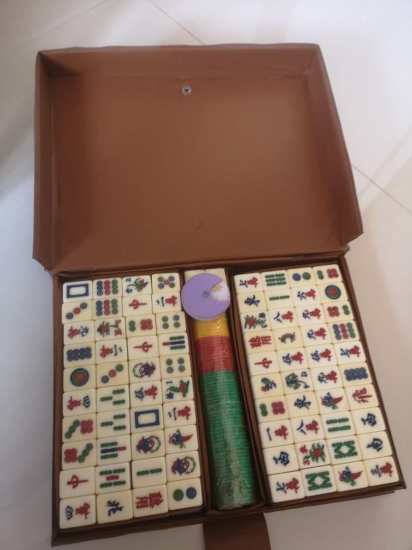 mini small mahjong set. card mahjong, Hobbies & Toys, Toys & Games on ...