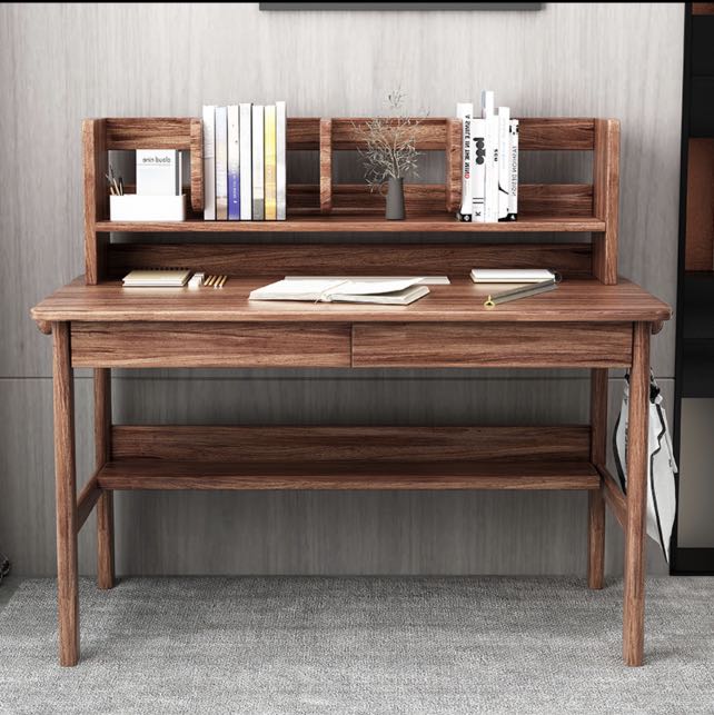 Modern Wood Study Table, Furniture & Home Living, Furniture, Tables ...