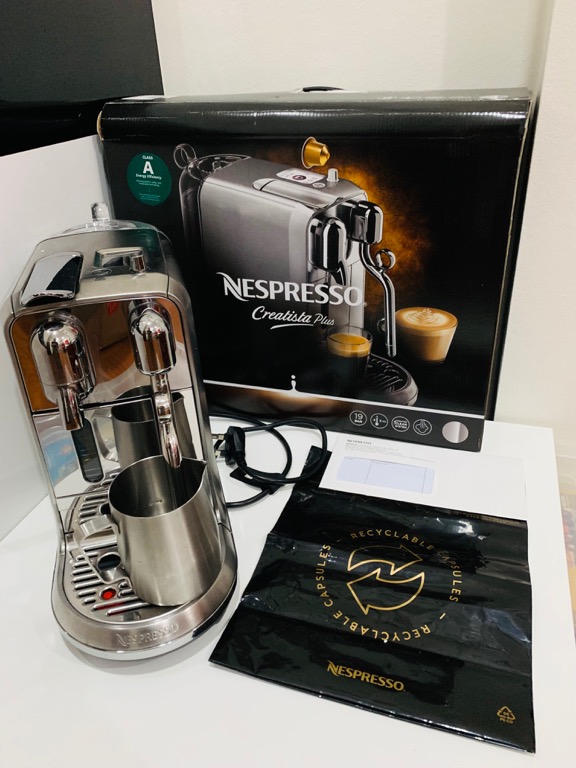 Nespresso Creatista Plus Coffee Machine, TV & Home Appliances, Kitchen ...