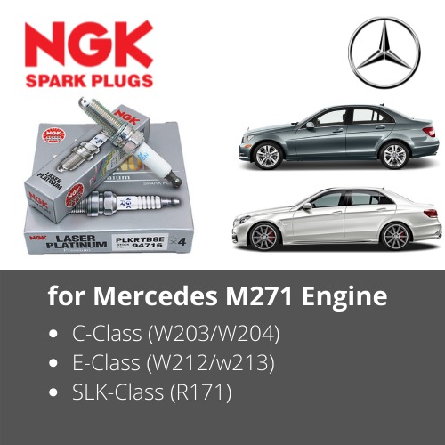 NGK Laser Platinum Spark Plug for MERCEDES W203 W204 W211 W212 W172 ...