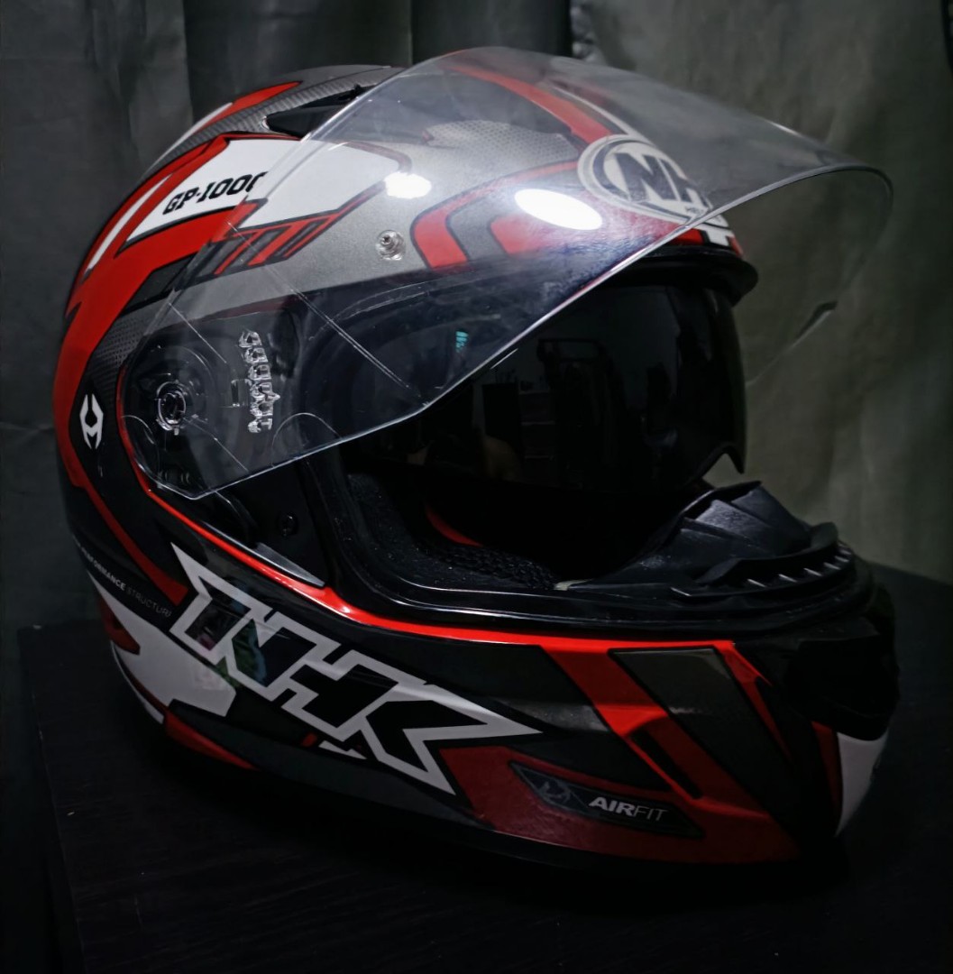 NHK Full Face Helmet, Motorcycles, Motorcycle Apparel on Carousell