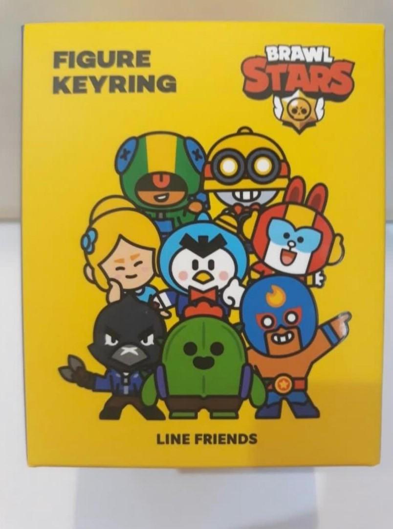 Official Line Friends X Brawl Stars El Primo Figurine Keyring Toy (From ...