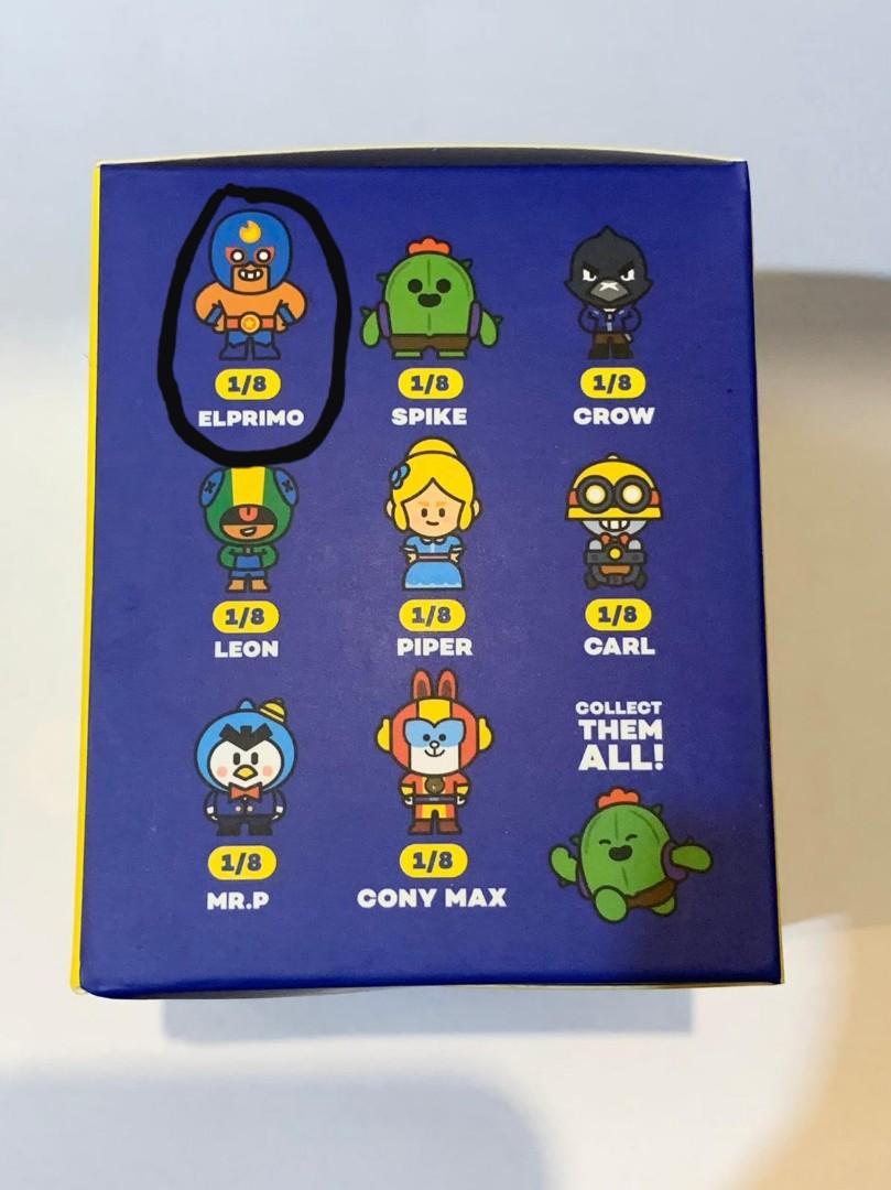 Official Line Friends X Brawl Stars El Primo Figurine Keyring Toy (From ...
