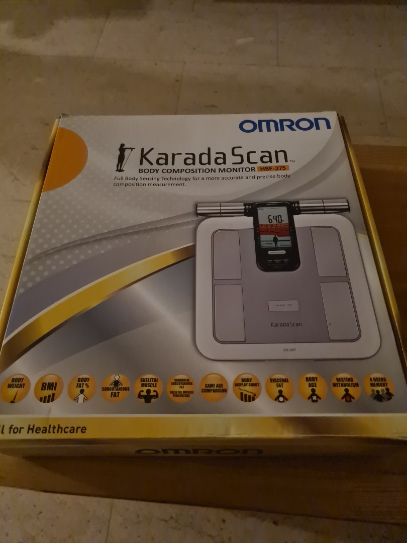 Omron Karada Scan, Health & Nutrition, Health Monitors & Weighing ...