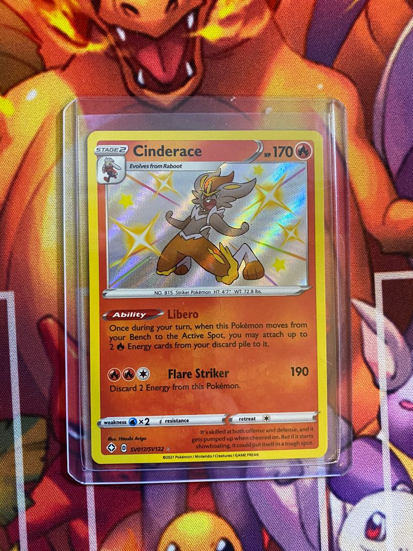 Pokemon cinderace shiny, Hobbies & Toys, Toys & Games on Carousell