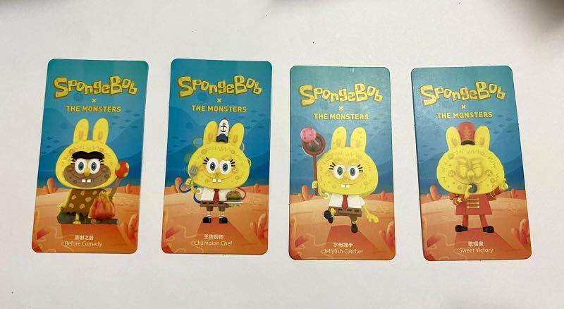 Popmart Labubu Spongebob Series, Hobbies & Toys, Toys & Games on Carousell
