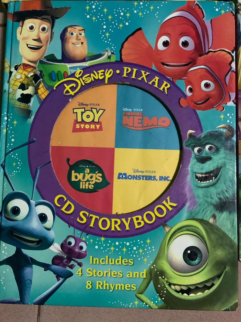 Pre-Loved Disney Pixar CD Storybook, Hobbies & Toys, Books & Magazines ...