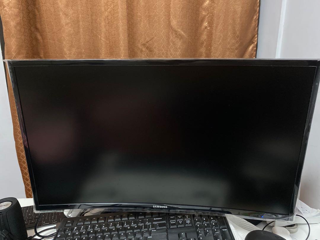 Samsung 27 inch curved screen C27F390, Computers & Tech, Parts ...