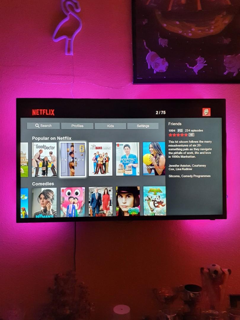 Samsung Smart TV 42" Inch QLED 4K, TV & Home Appliances, TV ...