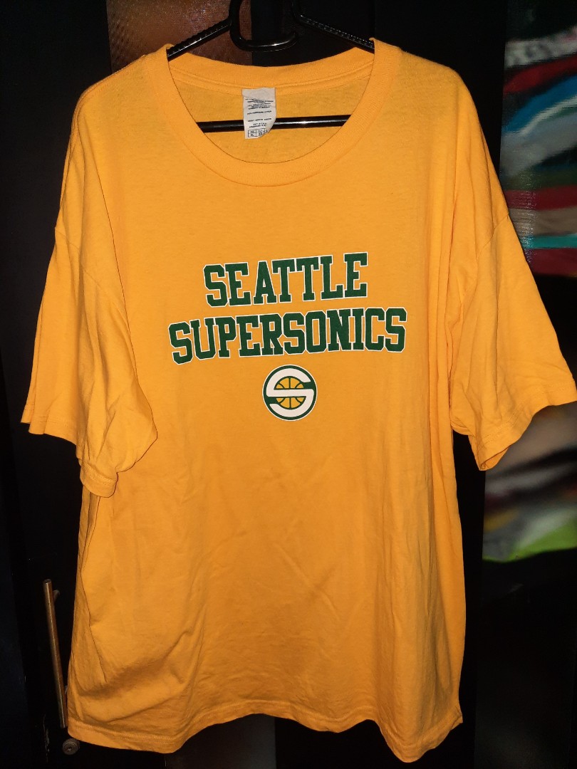 seattle supersonics x comcast t shirt kaos original vintage delta pro ...