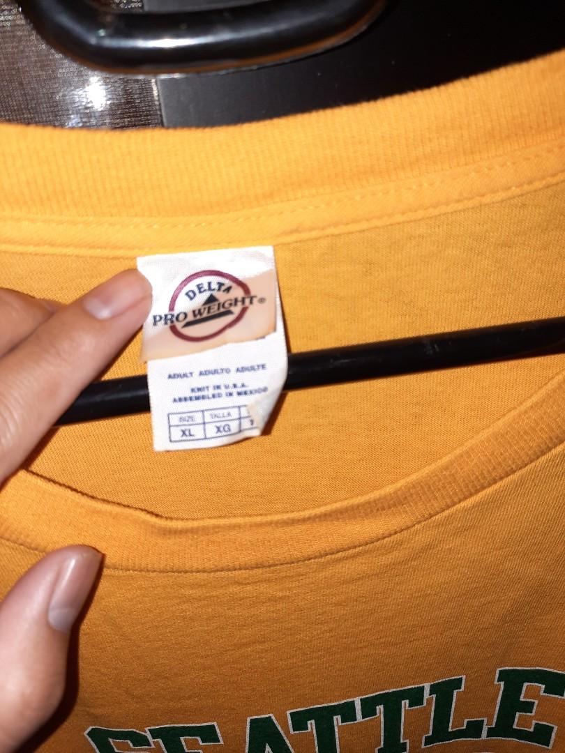 seattle supersonics x comcast t shirt kaos original vintage delta pro ...