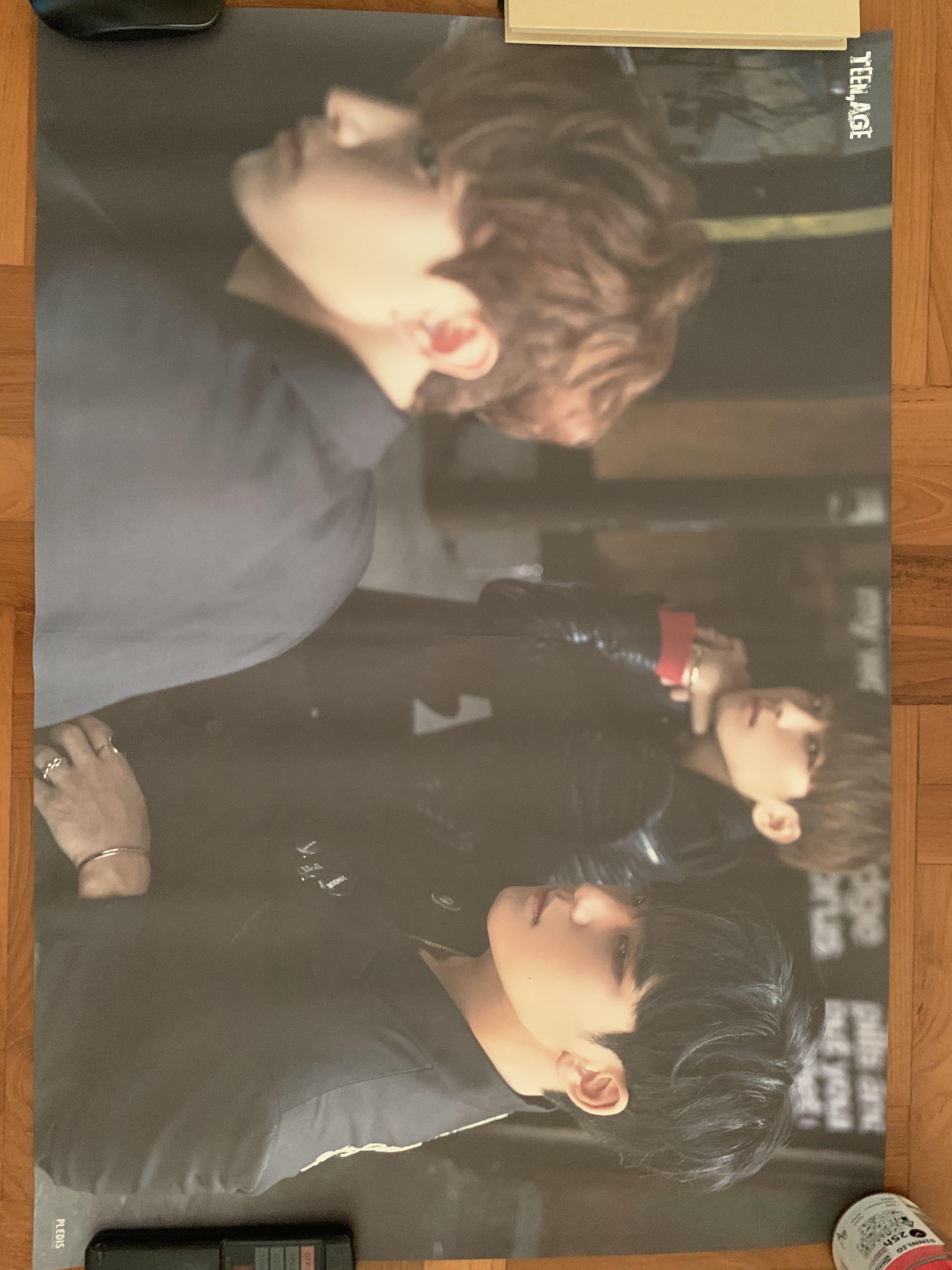 wts SEVENTEEN 2nd album: teen, age official posters (white & rs ver ...